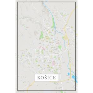 Mapa Kosice color | FAVI.sk