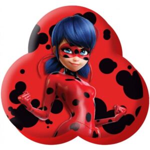 EUROSWAN · Tvarovaný 3D vankúš Čarovná lienka - Miraculous Ladybug - 40 ...