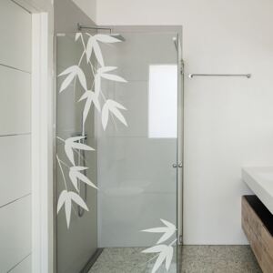 Samolepka na dvere do sprchy Ambiance Bamboo Leaves | FAVI.sk