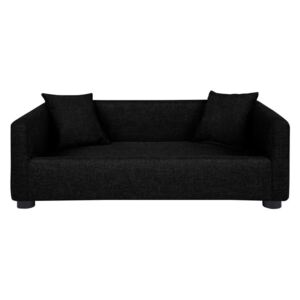 Čierna pohovka pre psov s 2 dekoratívnymi vankúšikmi Marendog Princess ...